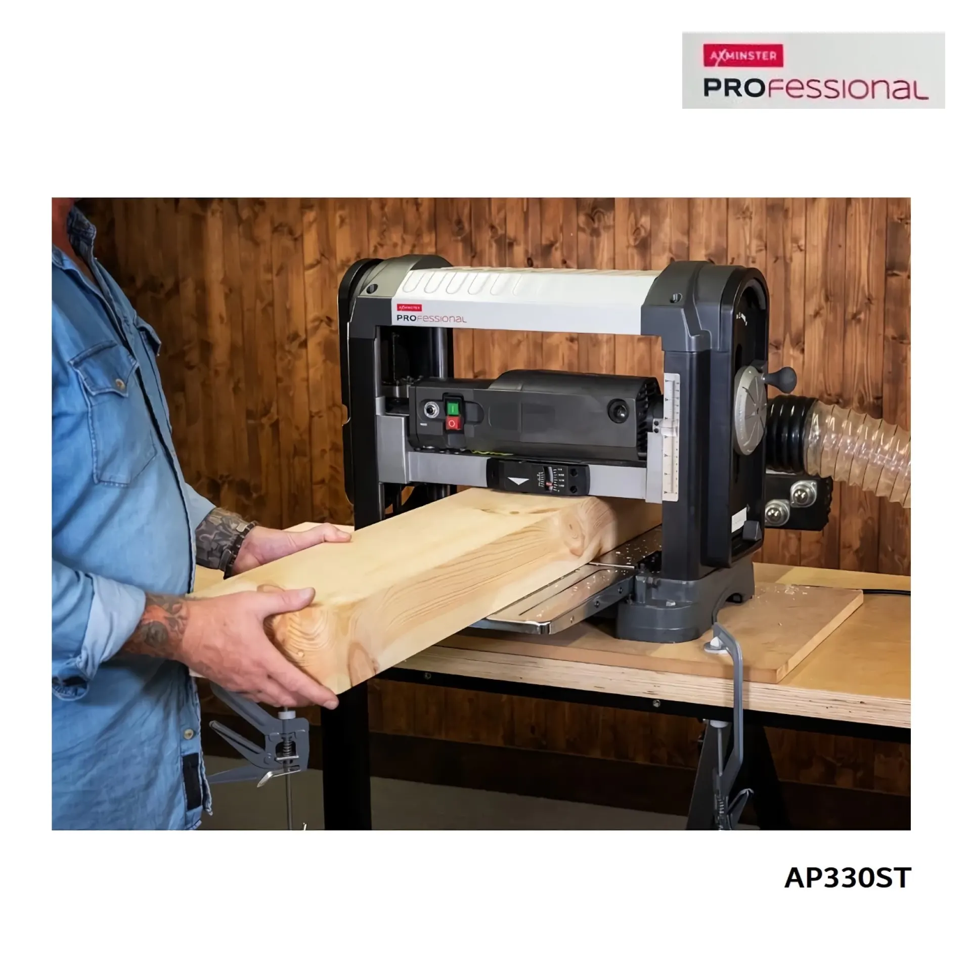 Vandikte schaafmachine Axminster AP330ST