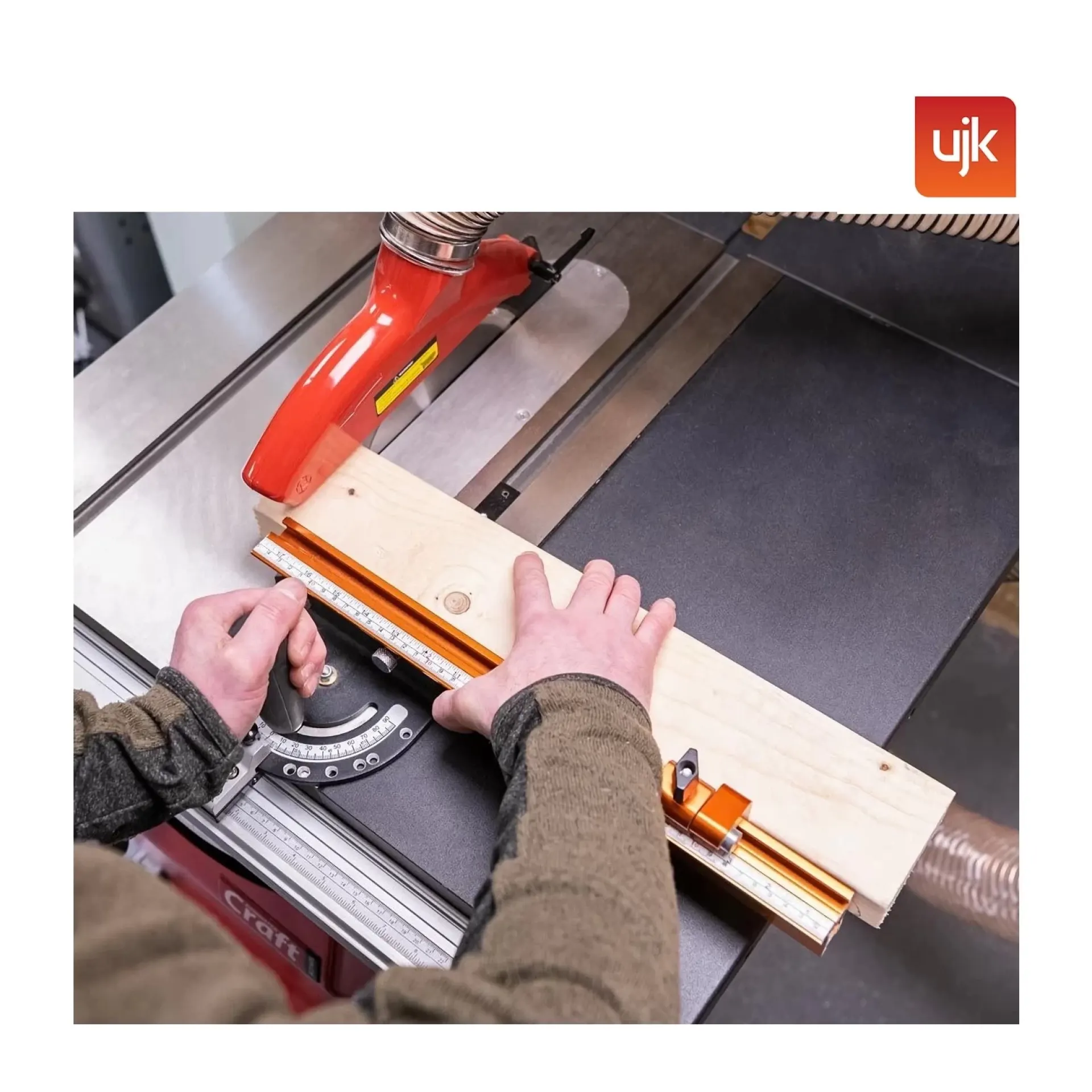 UJK verstekgeleider - tafelzaagmachine