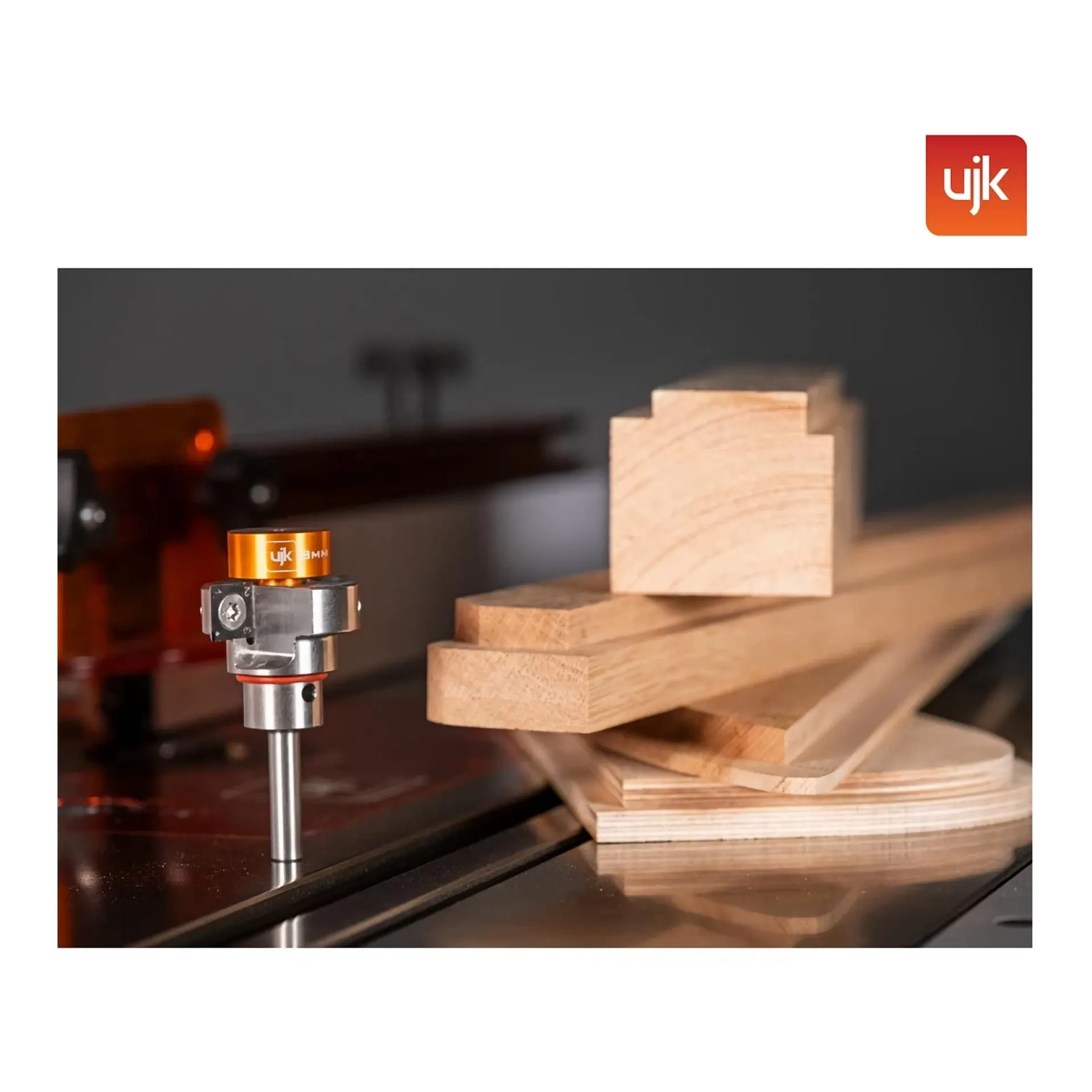 UJK sponning freesset - bovenfrees gereedschap